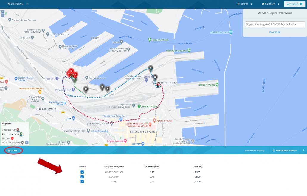 How Routing and Optimization Support an Emergency Response Actions