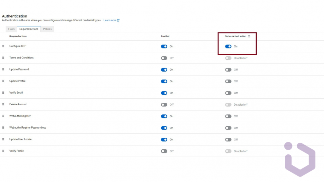 Step-by-Step Guide to Enabling Multi-Factor Authentication (MFA) in Keycloak